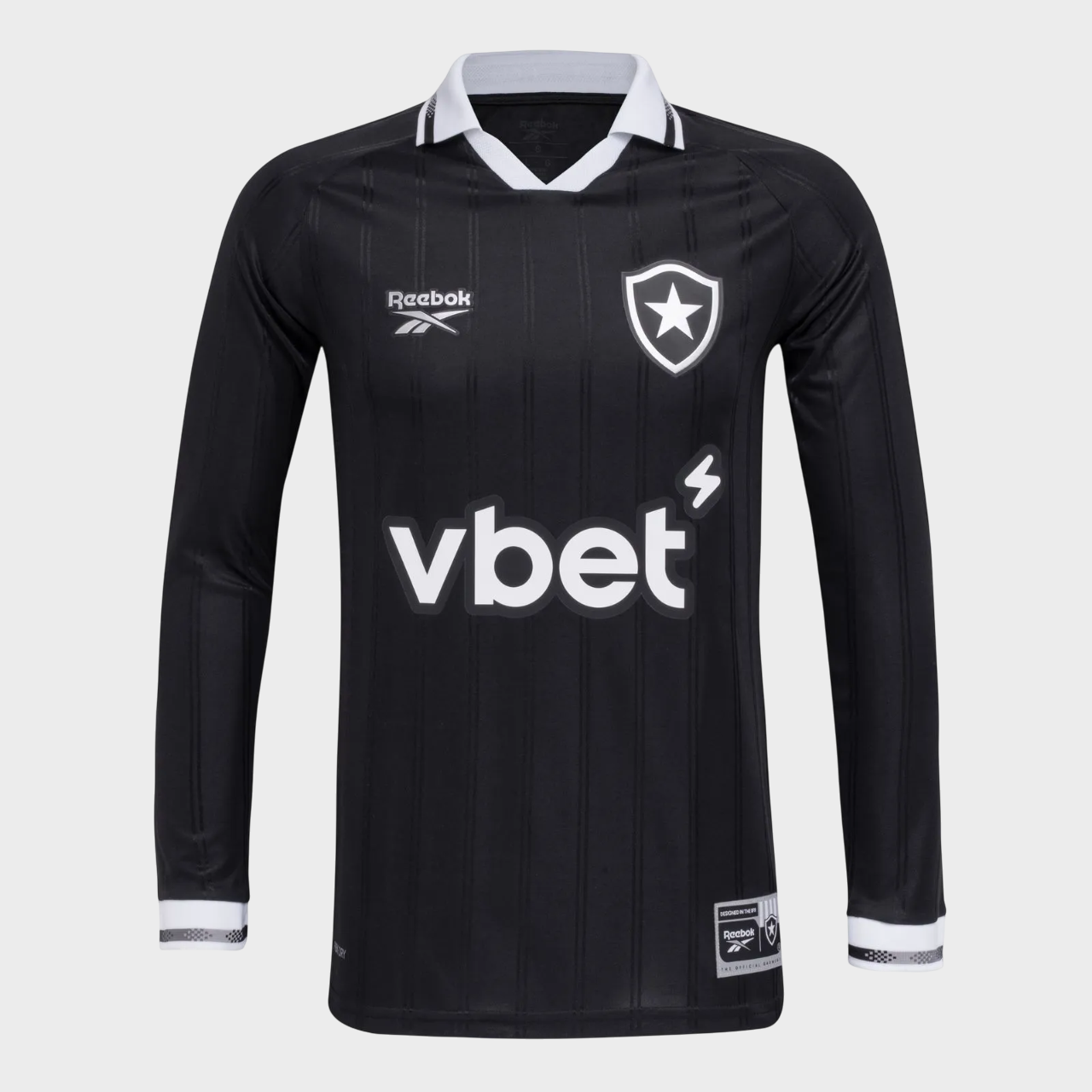 Camisa Botafogo II Manga Longa 25/26 - Preta – Retrô Football Shop